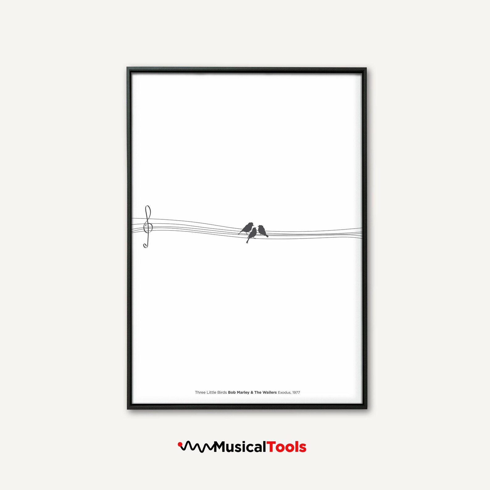 Bob Marley Poster. Original Illustration. Inspired Three Little Birds ...