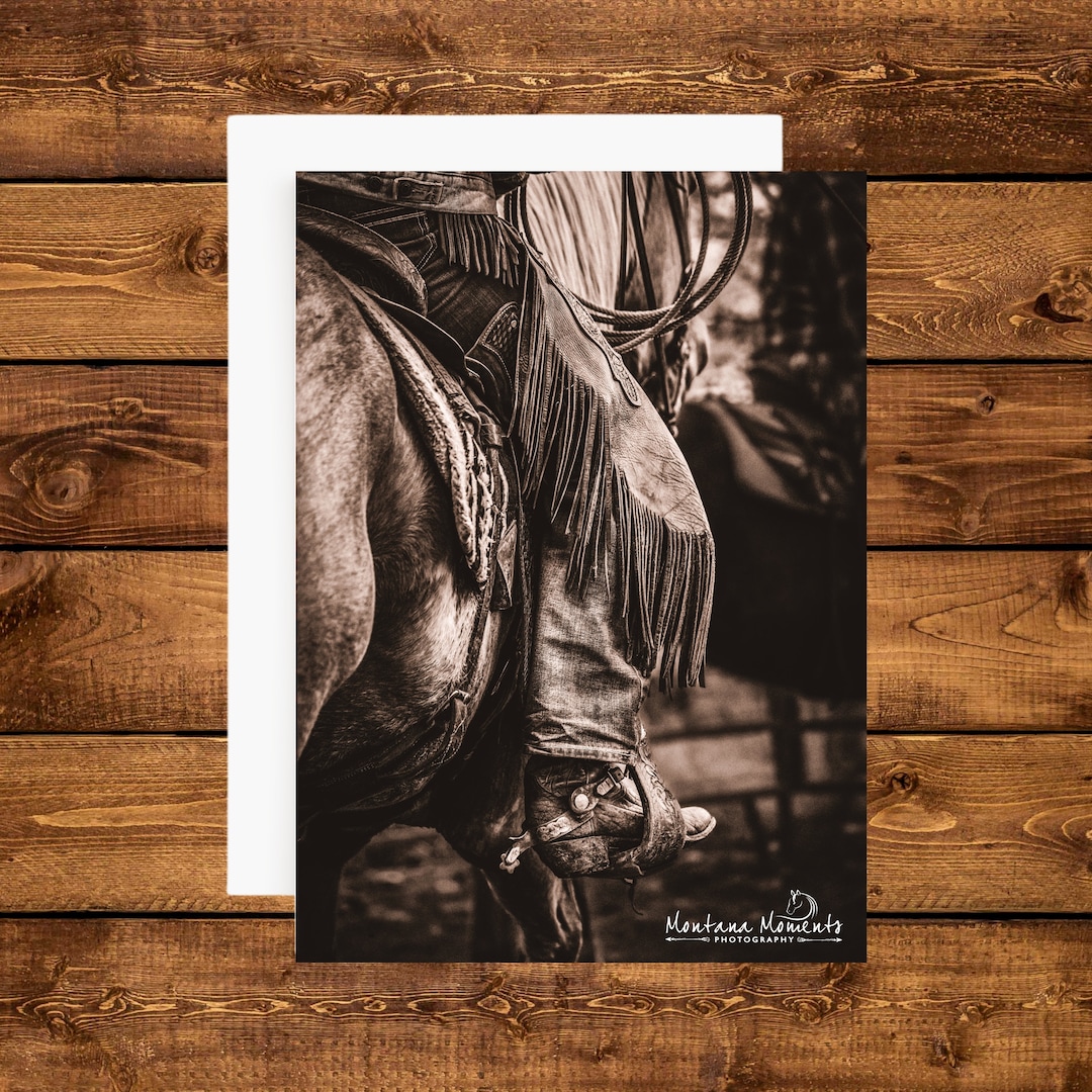 Western Cowboy Note Cards • Blank Greeting Cards • Cowboy Cards ...