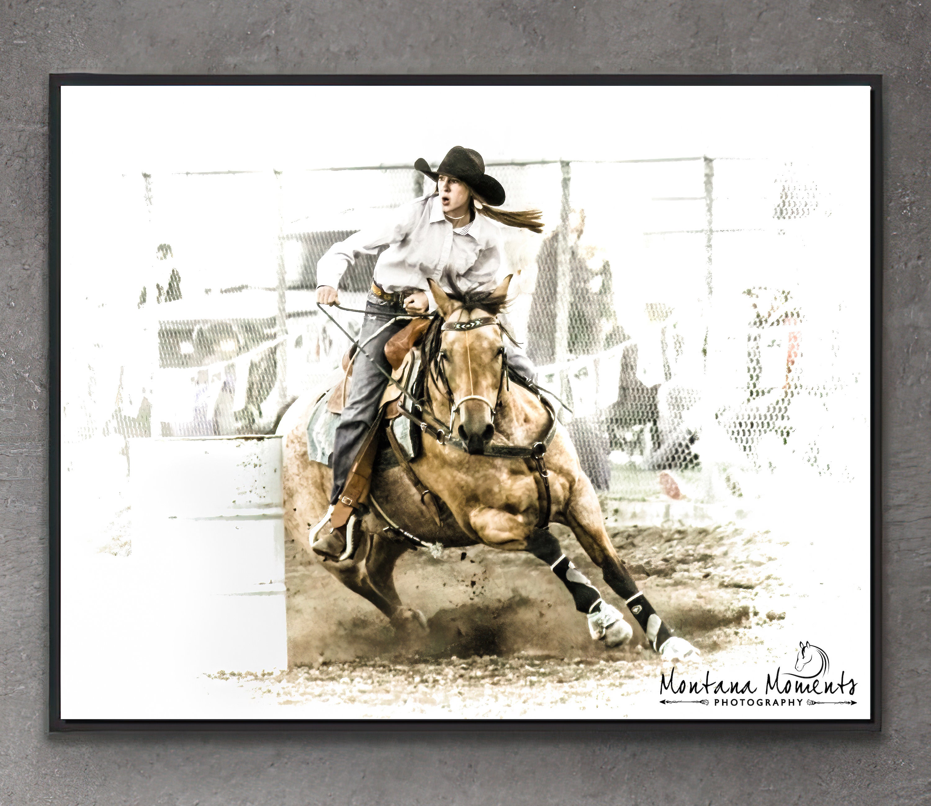 Barrel Racing Drawings