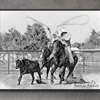 Team Roping - Etsy