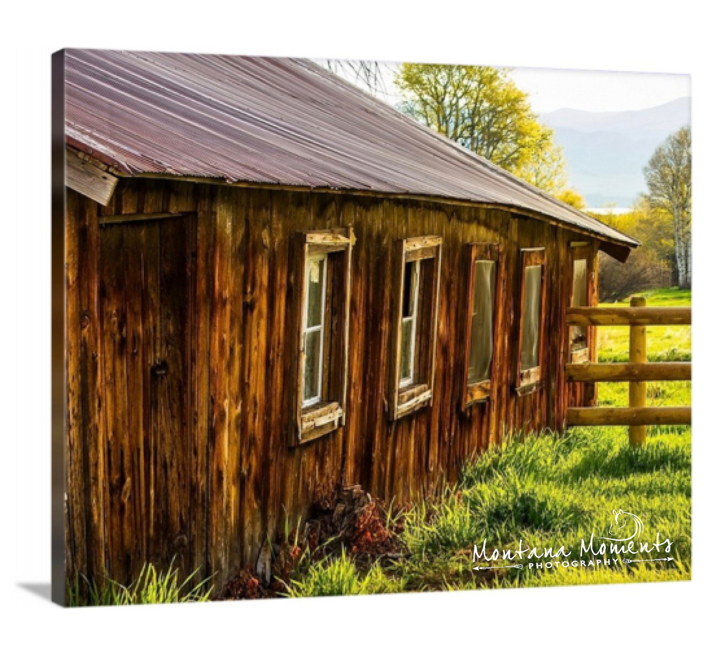 Rustic Old Barn Photography, Barn Photos, Western Ranch Decor, Farm ...