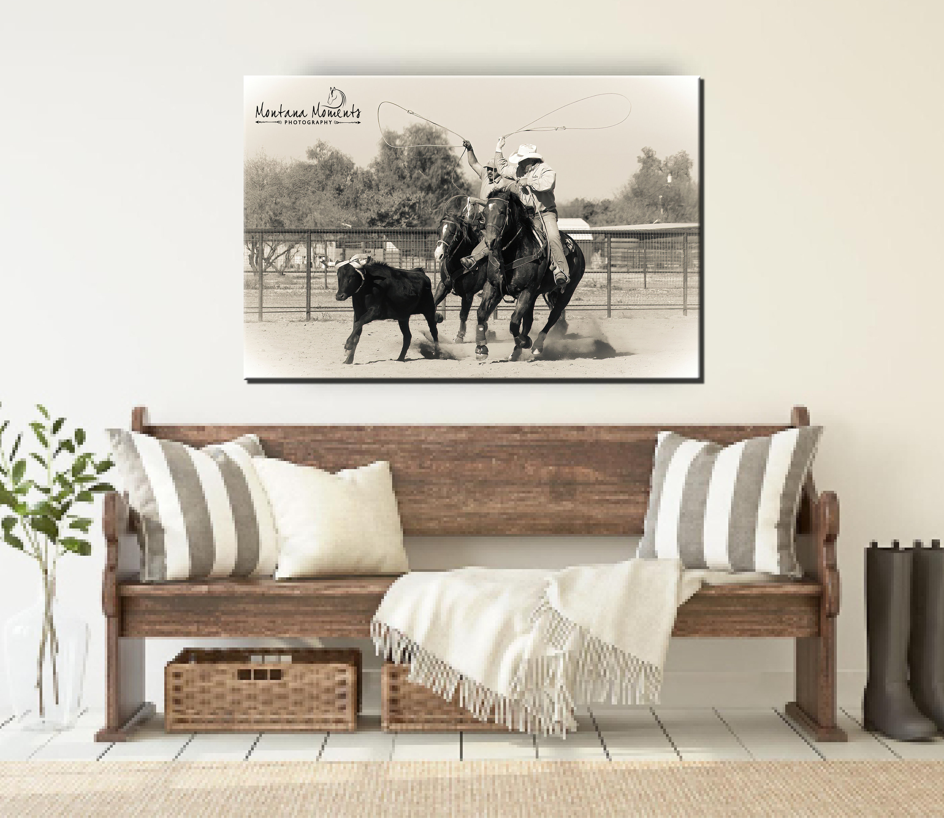 Team Roping Rodeo, Calf Roping, Cowboy Rodeo Photos, Horse Wall Art ...