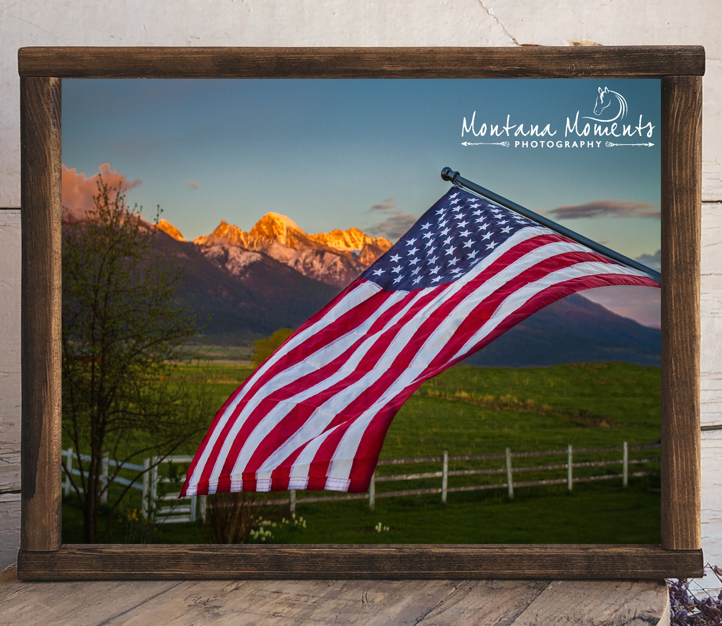 American Flag United States Flag Rustic Decor Western Home - Etsy