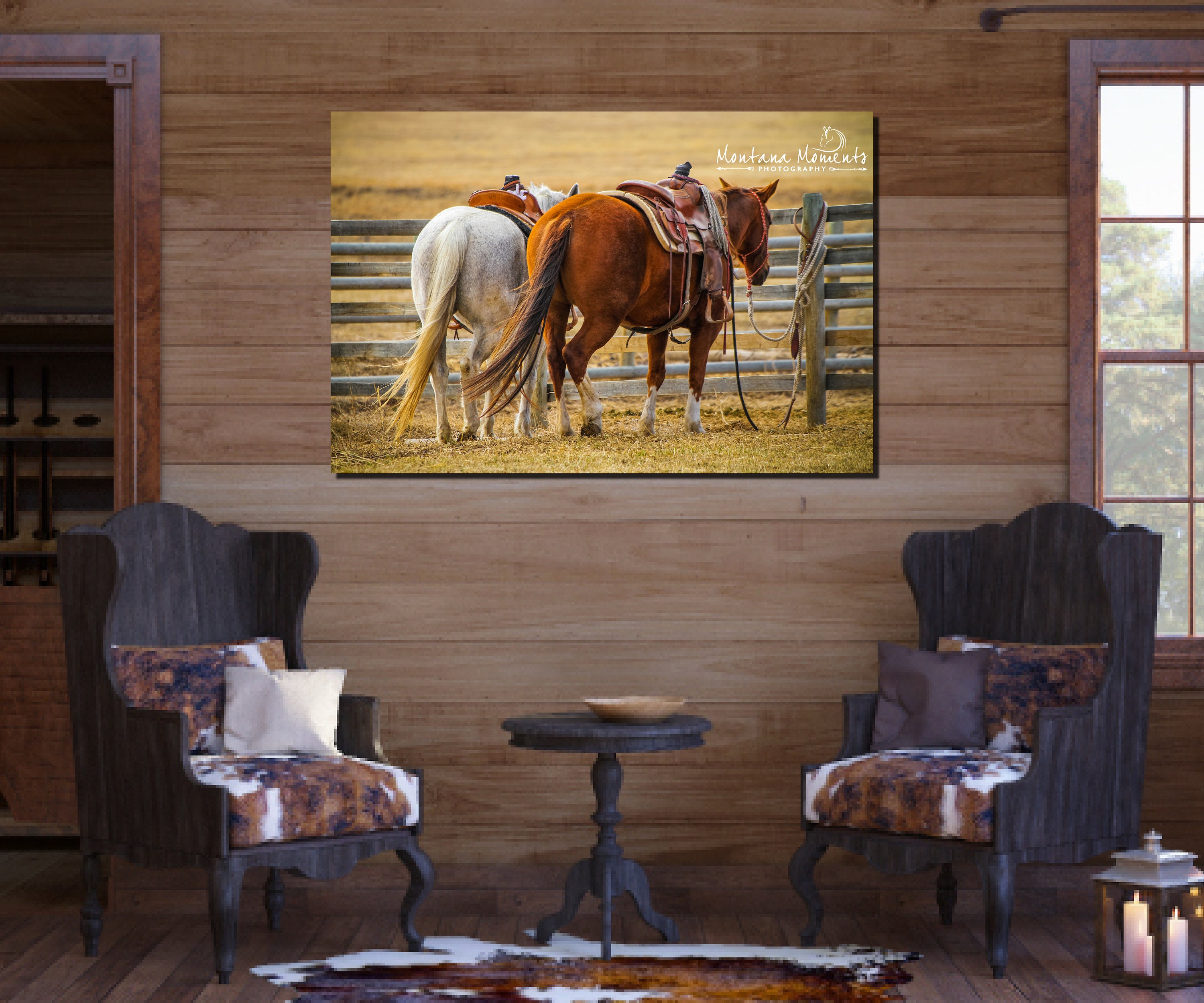 Ranch Horse Photos, Horse Photos, Rustic Ranch Decor, Cabin Wall Art ...