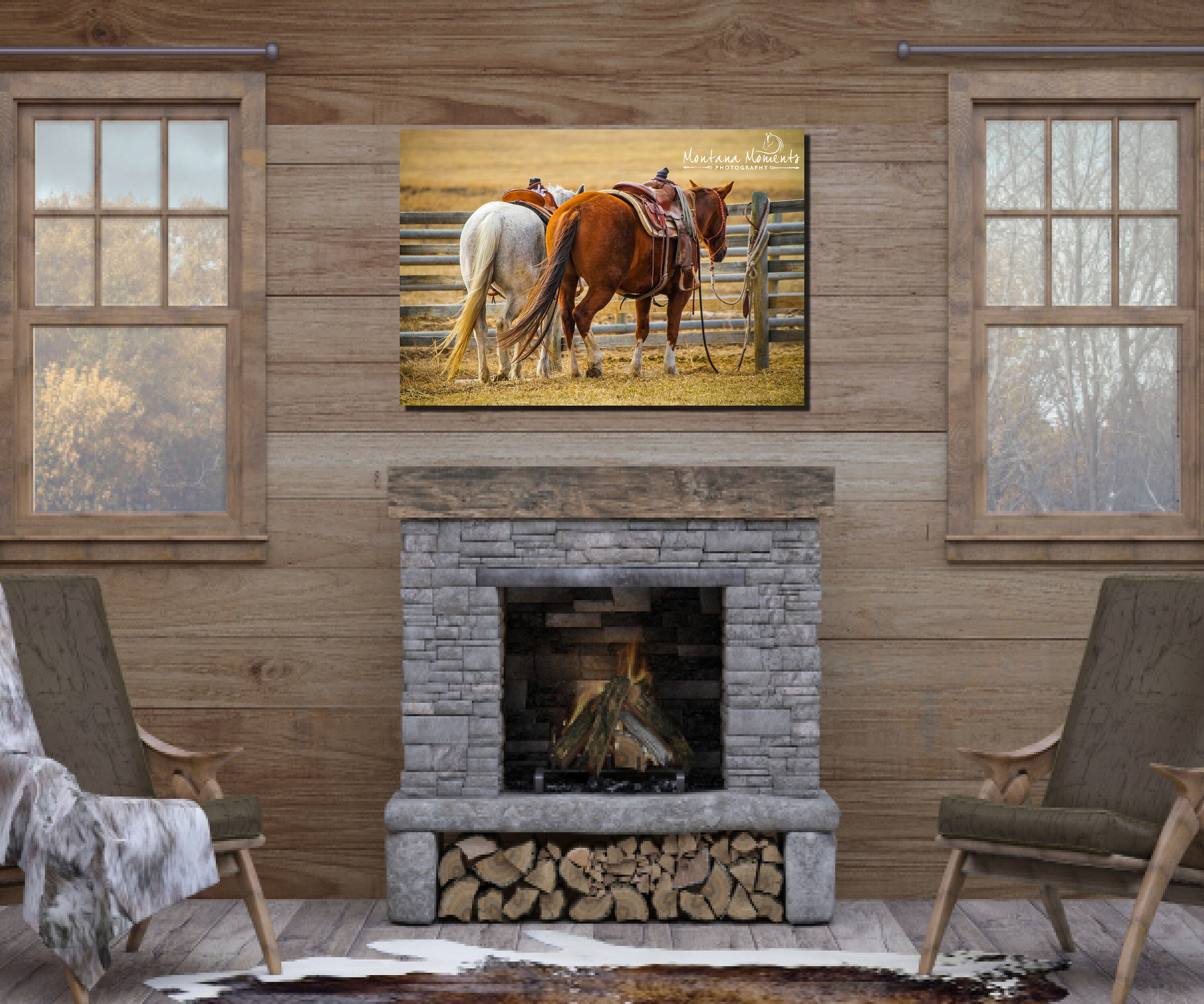 Ranch Horse Photos, Horse Photos, Rustic Ranch Decor, Cabin Wall Art ...