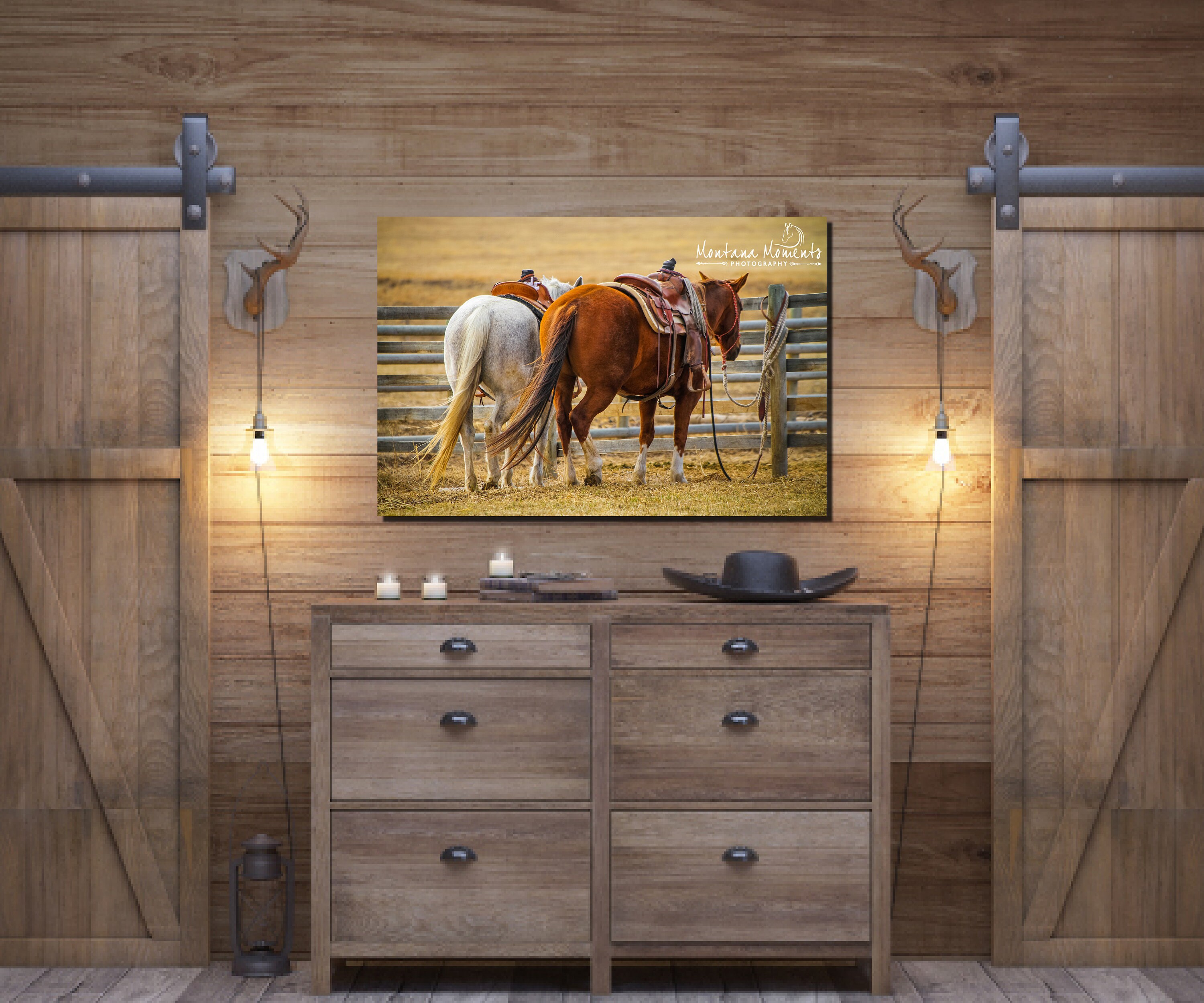 Ranch Horse Photos, Horse Photos, Rustic Ranch Decor, Cabin Wall Art ...
