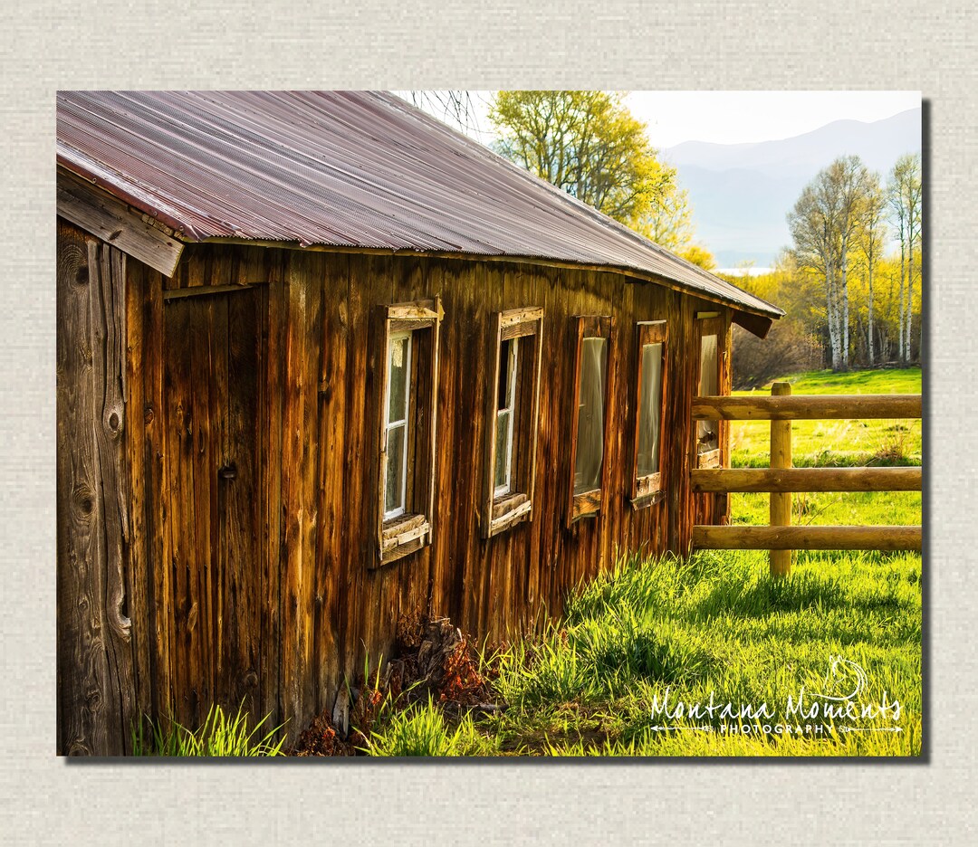 Rustic Old Barn Photography, Barn Photos, Western Ranch Decor, Farm ...