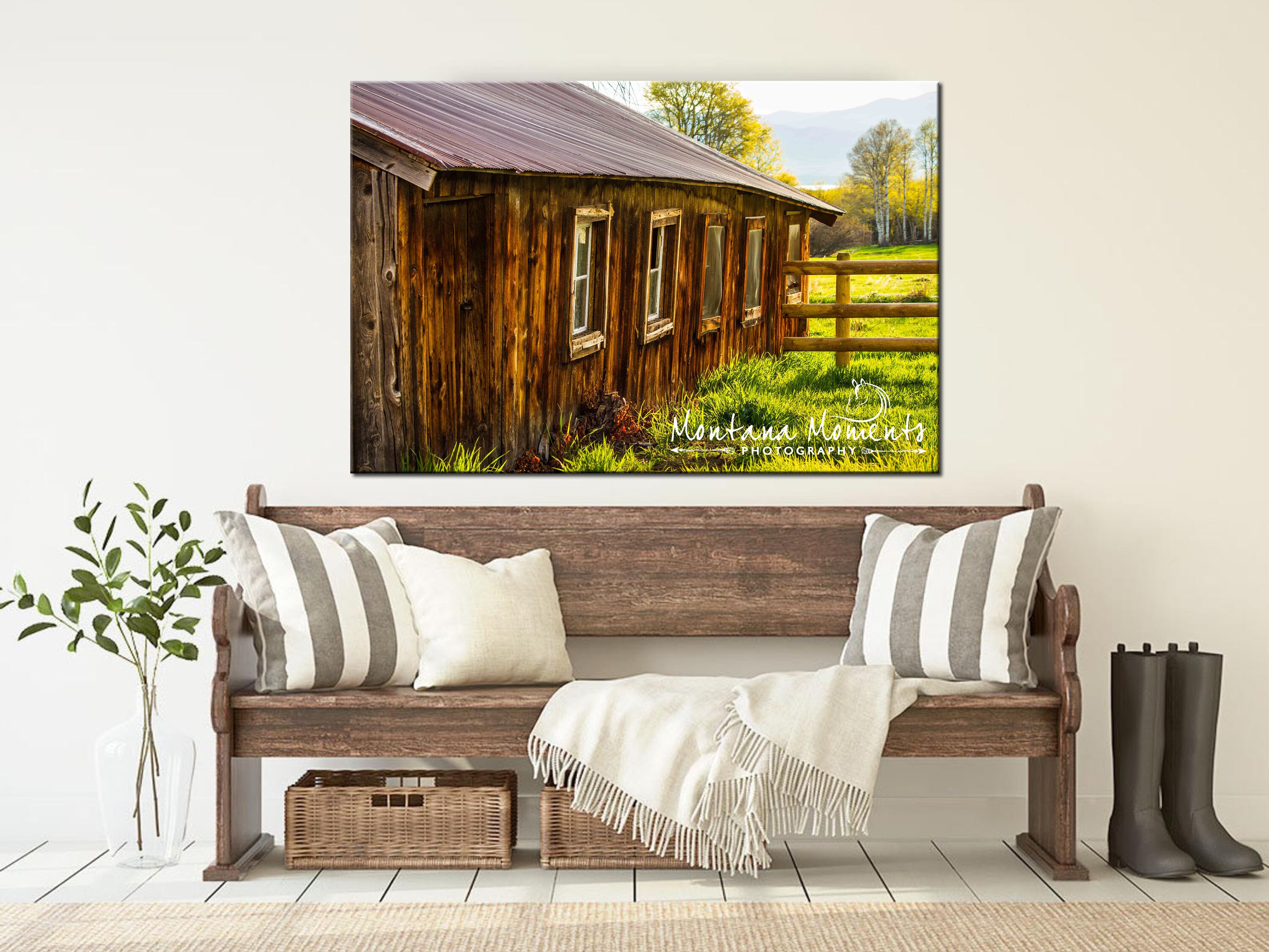 Rustic Old Barn Photography, Barn Photos, Western Ranch Decor, Farm ...