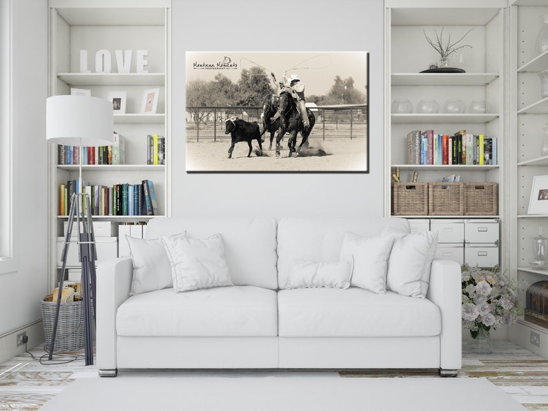 Team Roping Rodeo Calf Roping Cowboy Rodeo Photos Horse - Etsy