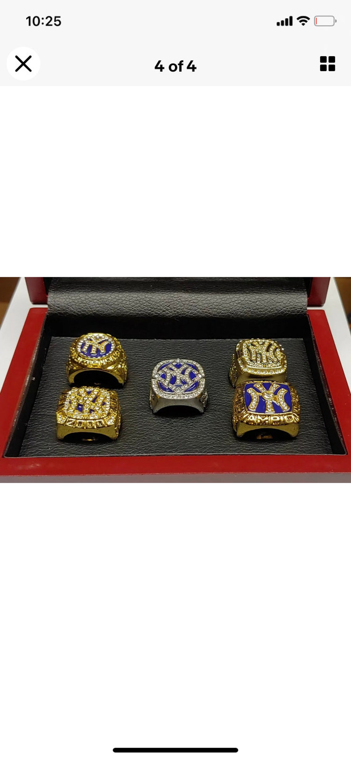Derek Jeter 5 Time Champion Rings Set - Etsy