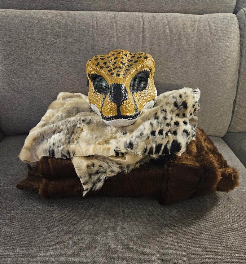 Spotted Brown Dinosaur Fursuit Kit - Etsy