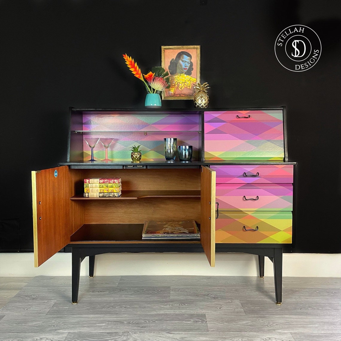 Vintage Nathan Cocktail Cabinet/sideboard - Etsy
