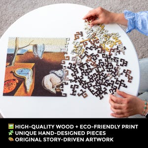 The Persistence of Memory by Salvador Dali Maze Wooden Puzzle, Art ...