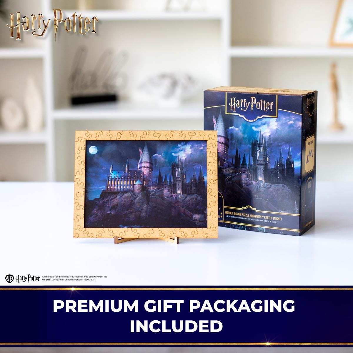 Harry Potter Puzzle Hogwarts Castle, Handmade Jigsaw Puzzle, Gift for ...