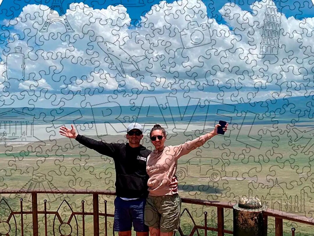 Traveler Gift - Custom Puzzle From Photo, Wooden Jigsaw Puzzle ...