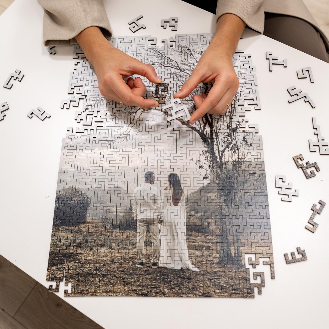 Personalized Puzzle Gift, Family Photo Keepsake, Puzzle for Adults ...