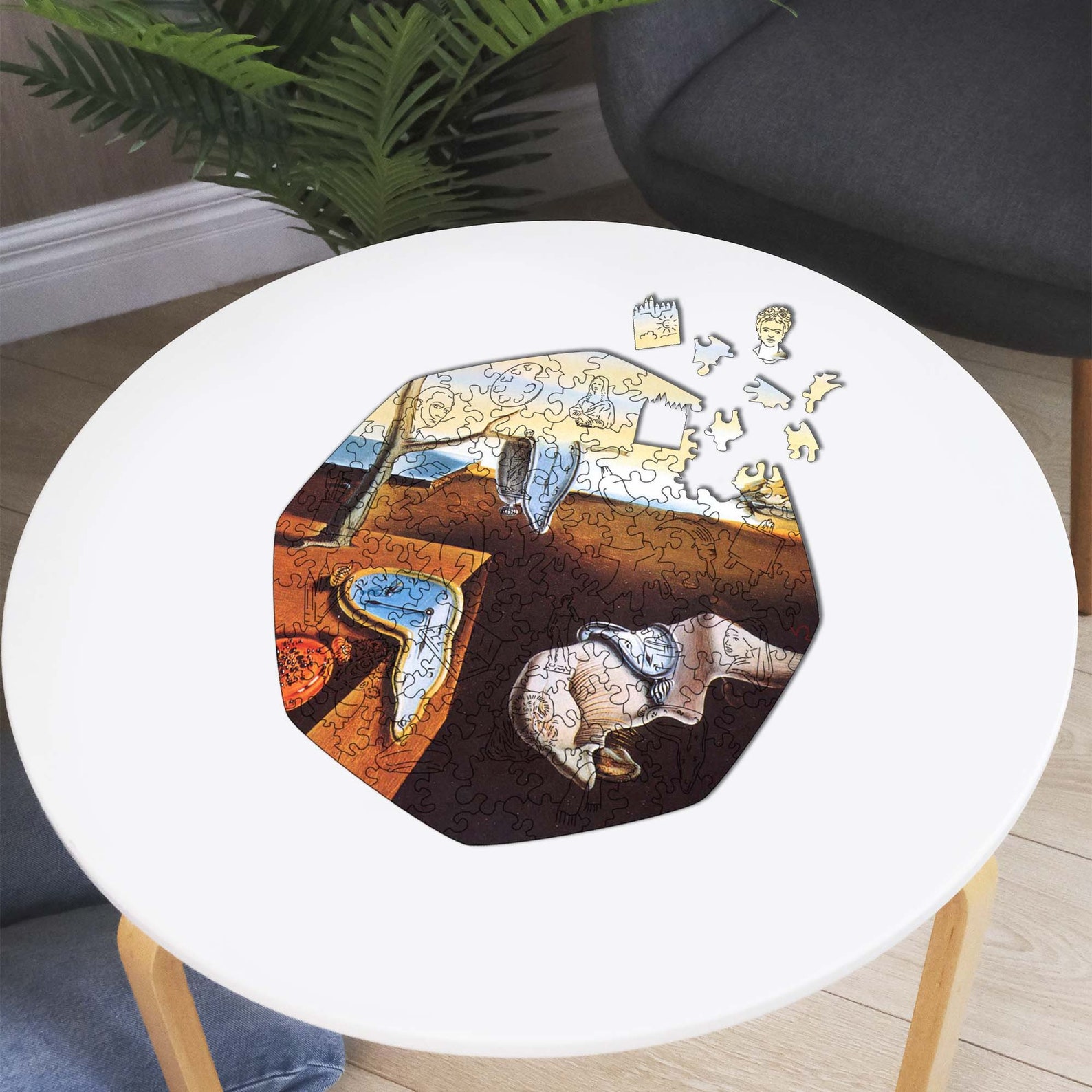 The Persistence of Memory by Salvador Dali Wooden Puzzle, Art Jigsaw ...