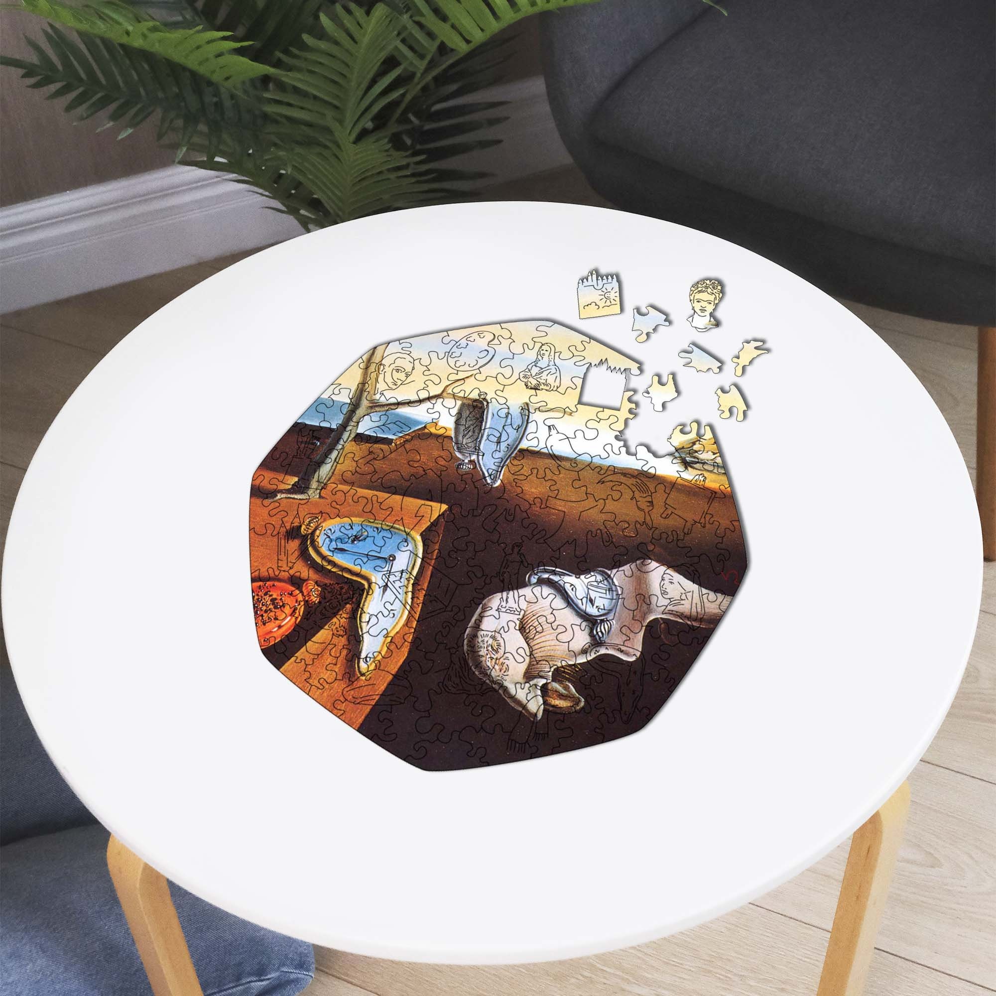 The Persistence of Memory by Salvador Dali Wooden Puzzle, Art Jigsaw ...