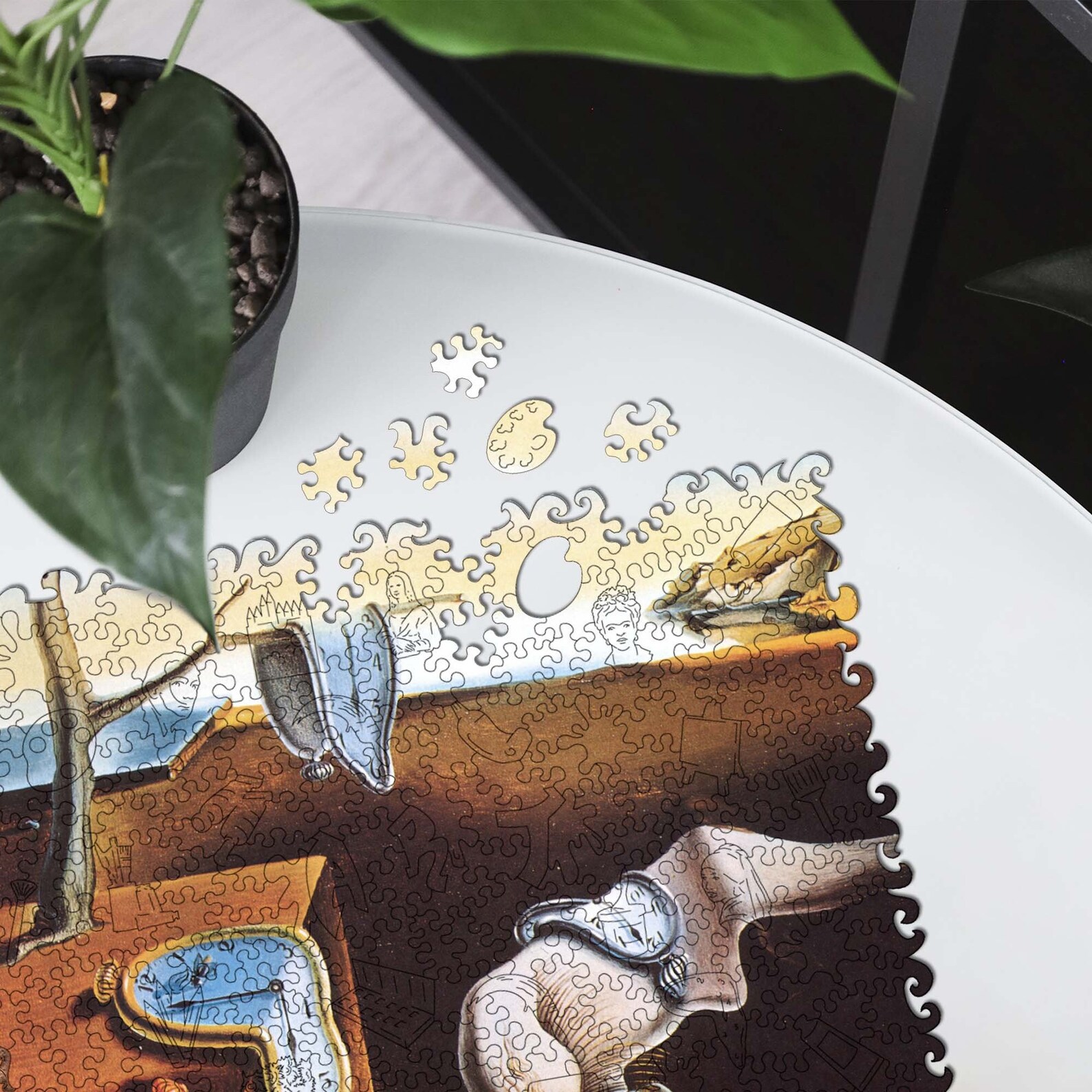 The Persistence of Memory by Salvador Dali Wooden Puzzle, Art Jigsaw ...