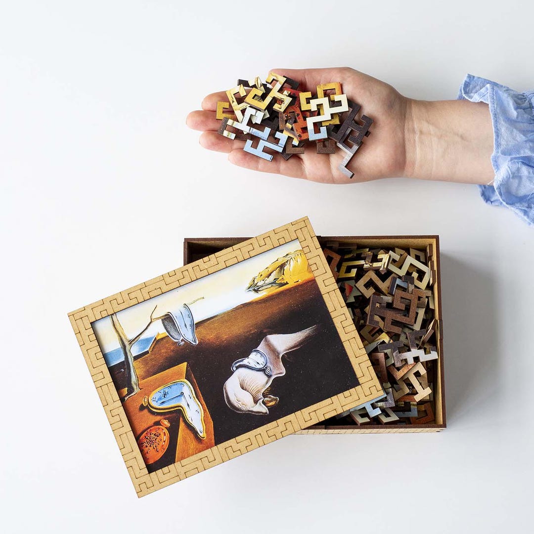 The Persistence of Memory by Salvador Dali Maze Wooden Puzzle, Art ...