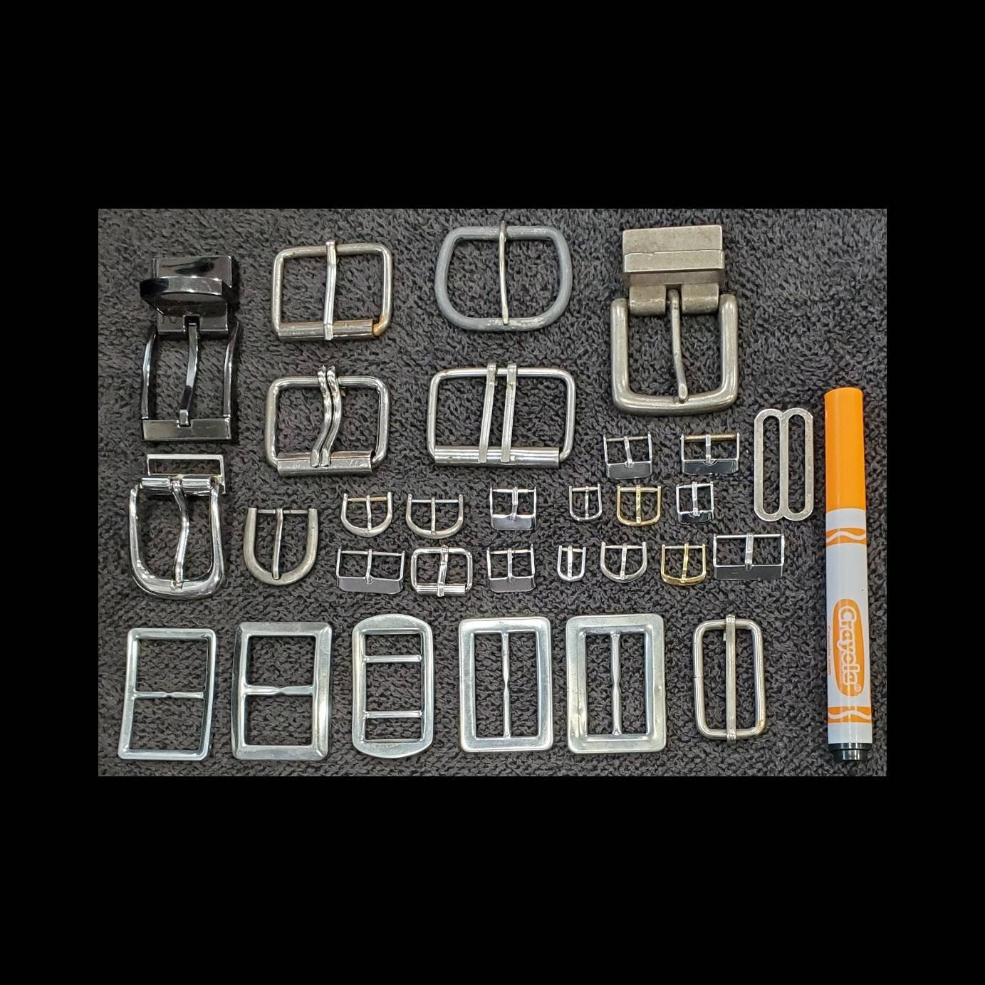 Mixed Lot of 30 Belt Buckle Clasps Metal Parts Craft - Etsy