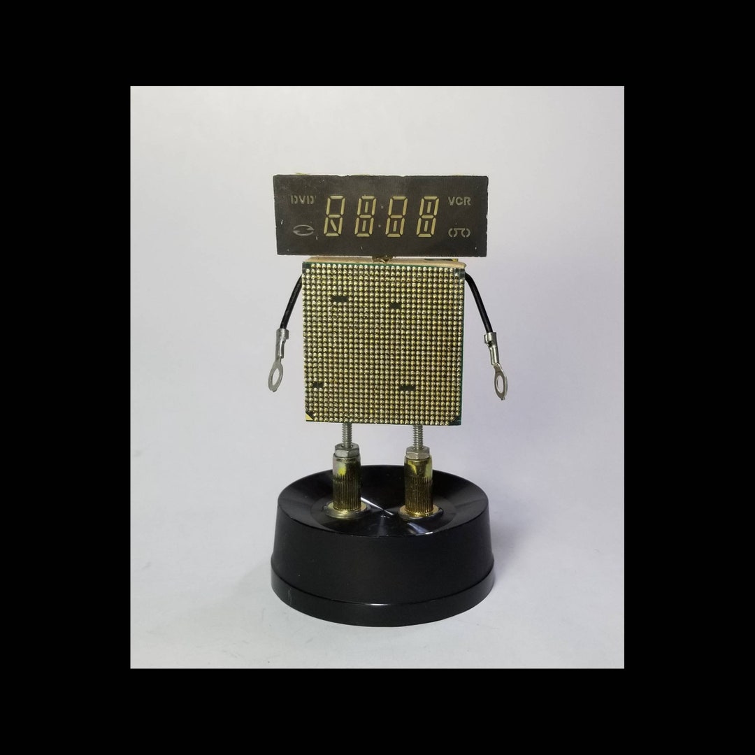 Amp - Unique Handmade Upcycled Robot Art Sculpture - Recycled Material ...