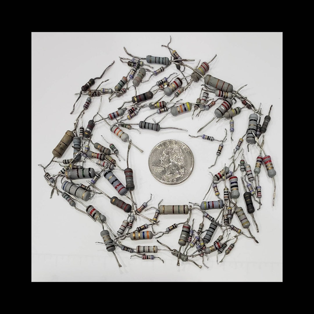 100+ Resistors Computer Parts, Components, Pieces for Craft and Jewelry ...
