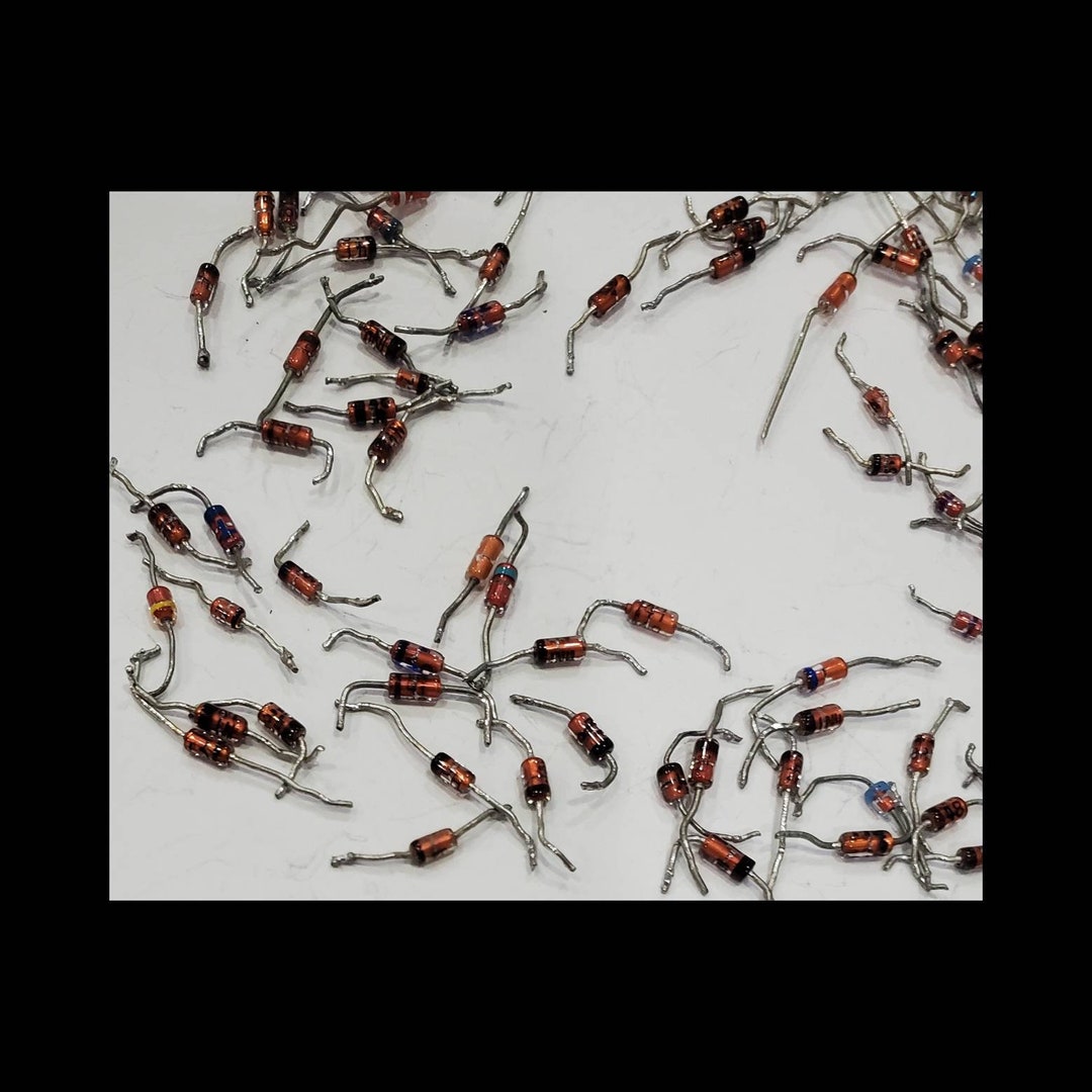 100+ Resistors Computer Parts, Components, Pieces for Craft and Jewelry ...