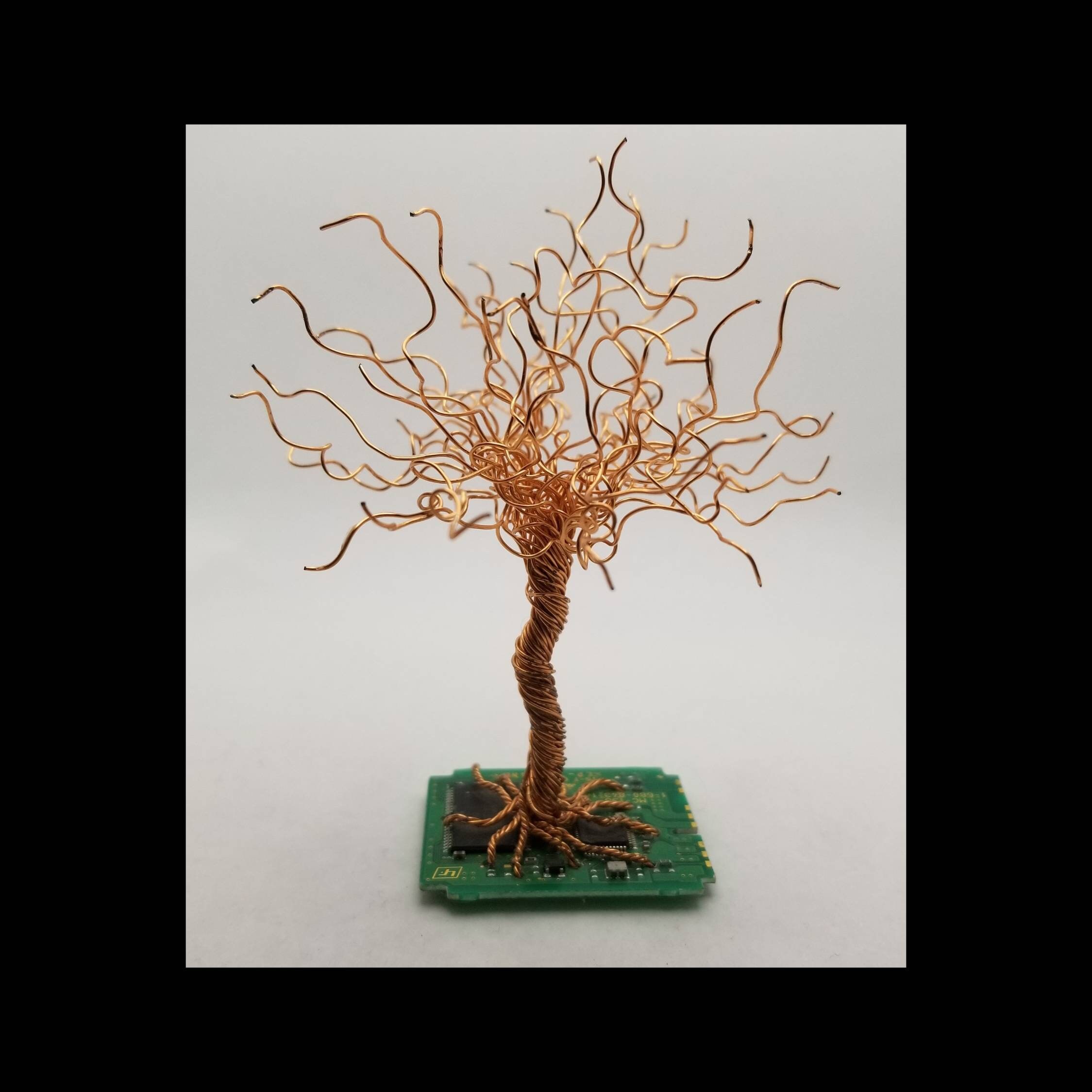 Mini Copper Wire Tree Sculpture - Etsy