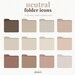 Neutral Colourful Folder Icons, Mac Folder Icons, Windows Folder Icons ...