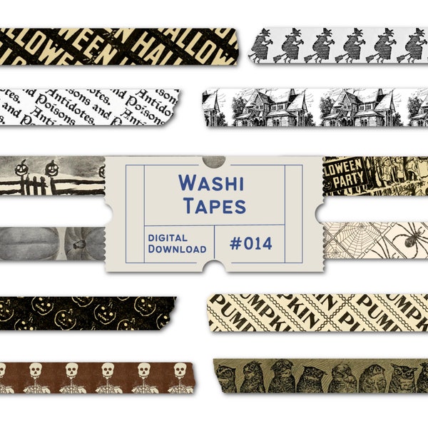 Halloween Washi Tape - Etsy