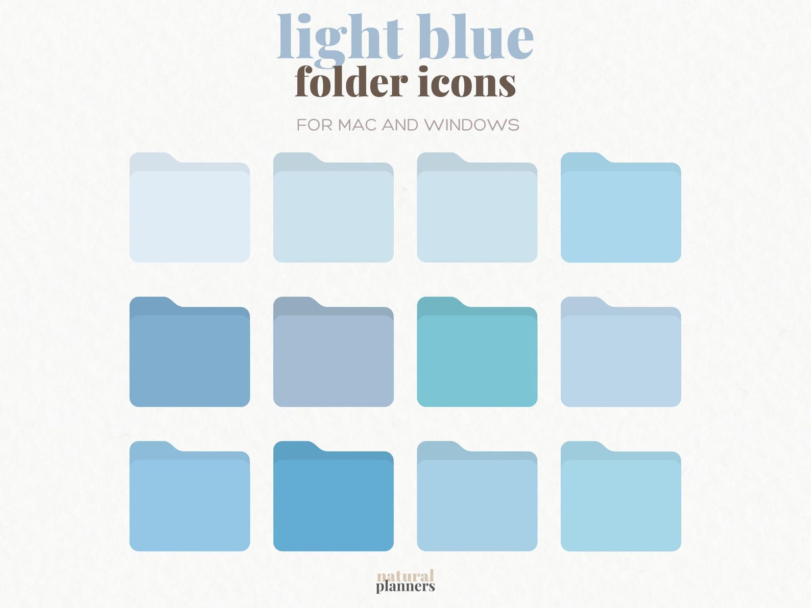 Blue Folder Icons, Mac Folder Icons, Windows Folder Icons, Blue Desktop ...