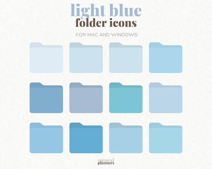 Desktop Icons, Mac Folder Icons, Ocean Sky Blue Wallpaper Desktop ...