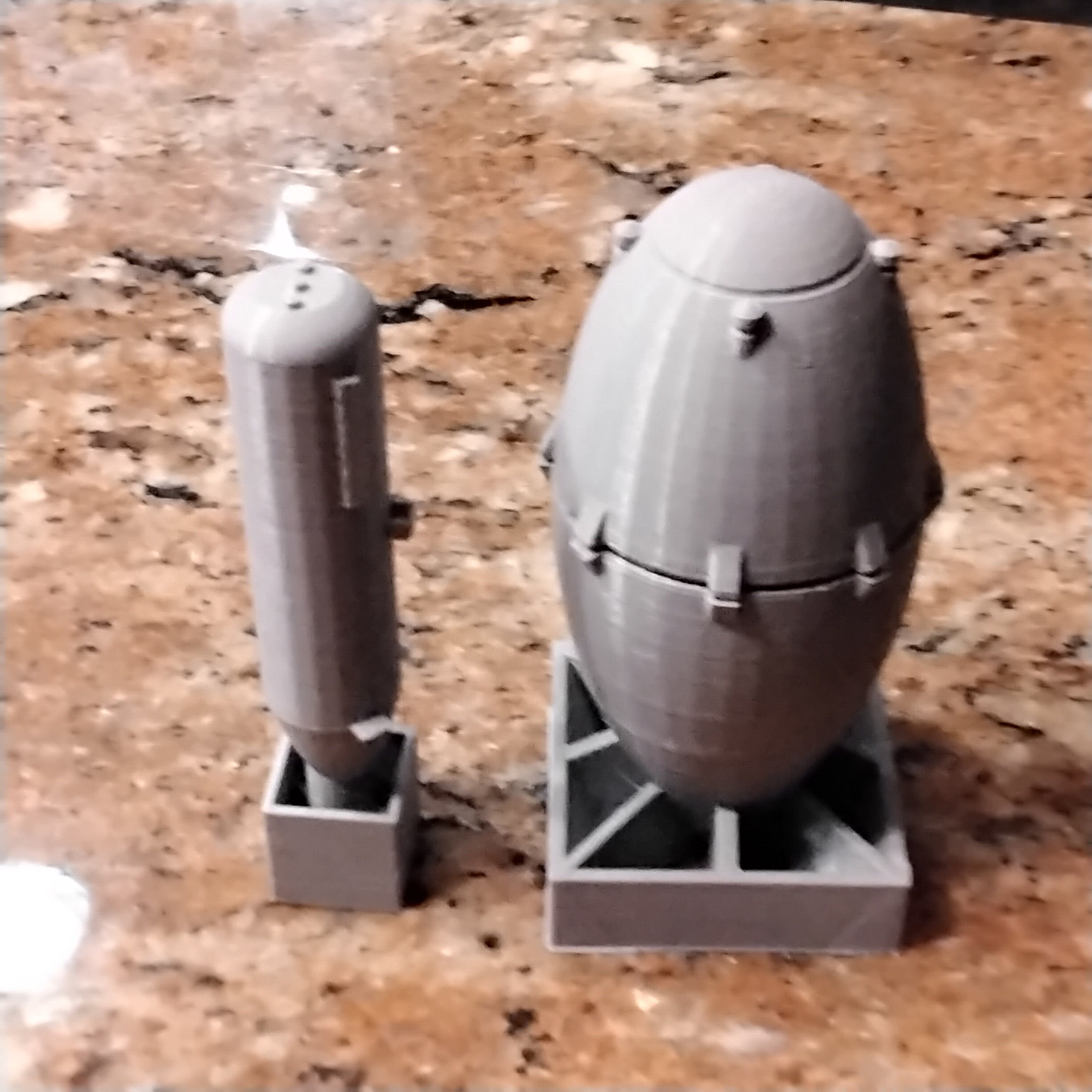 Little Boy and Fat Man Nuclear Bomb Models - Etsy
