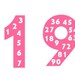 Multiplication Chart Pink Classroom Decor Upper Elementary Math ...