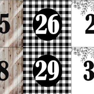 Farmhouse Classroom Calendar Cards Rustic Classroom Theme Bulletin ...