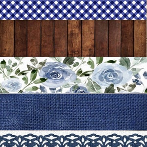 Navy Classroom Borders Blue Bulletin Board Border Prints Blue Class ...