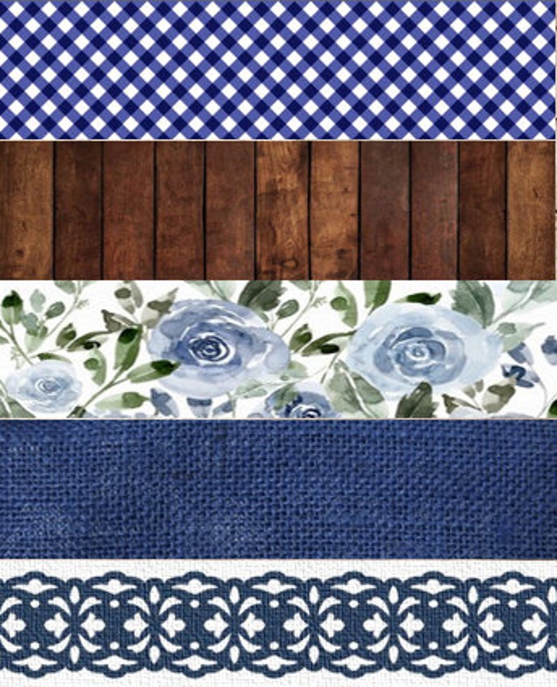 Navy Classroom Borders Blue Bulletin Board Border Prints Blue Class ...