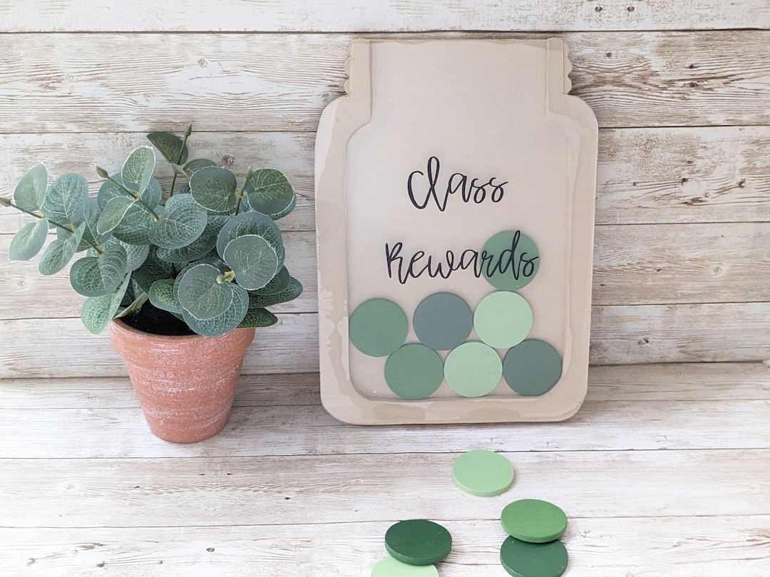 Personalized Reward Jar Behavior Management Jar for Classroom Incentive ...