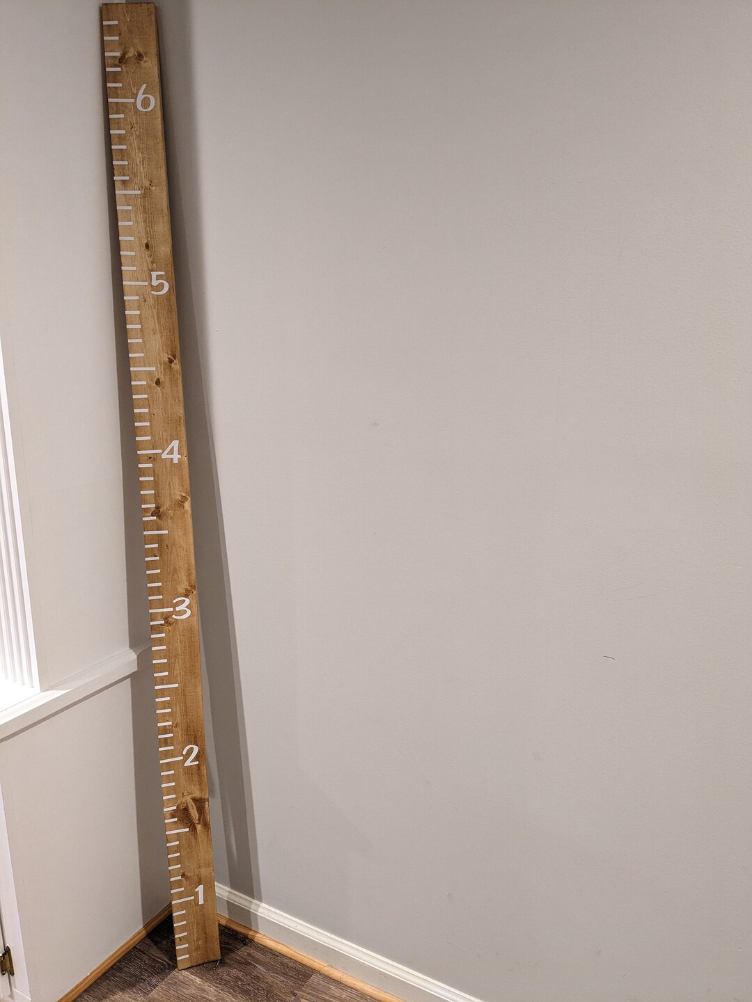 Wood Growth Chart Baby Growth Chart Ruler Child Growth Chart Ruler ...