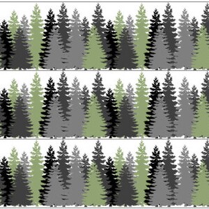 Forest Classroom Borders Printable Bulletin Board Border Woodland Class ...