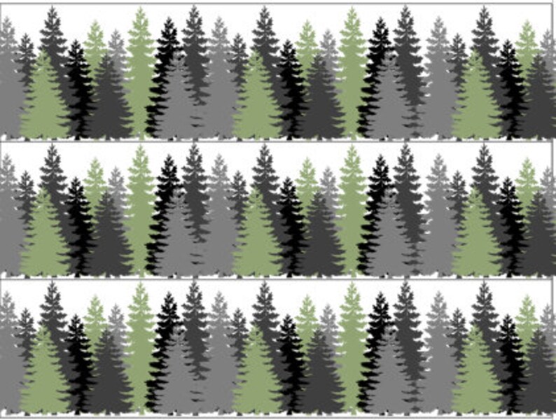 Forest Classroom Borders Printable Bulletin Board Border Woodland Class ...