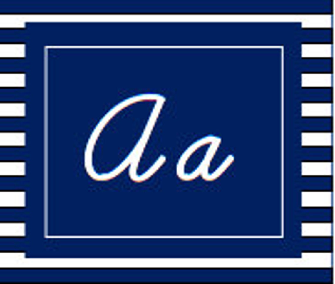 Navy Classroom Theme Decor Printable Blue Classroom Teacher | Etsy