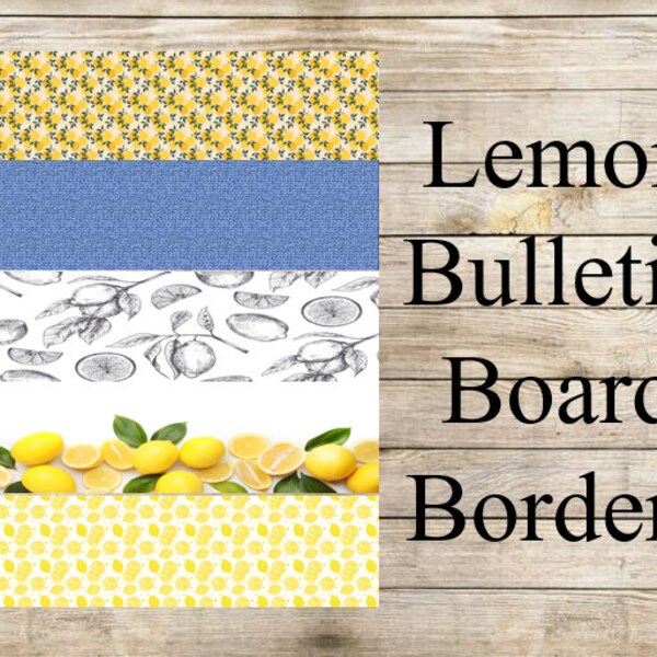 Lemon Theme Class Decor - Etsy