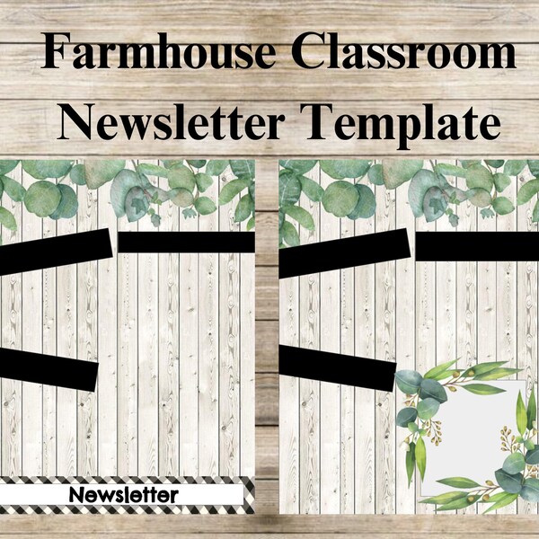 Classroom Newsletter - Etsy