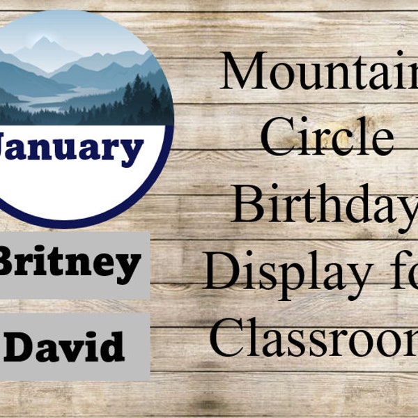 Mountain Theme - Etsy