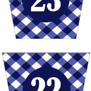 Navy Classroom Theme Decor Printable Blue Classroom Teacher Decor Set ...