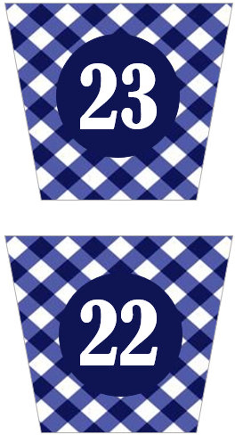 Navy Classroom Theme Decor Printable Blue Classroom Teacher | Etsy