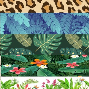 Jungle Classroom Borders Printable Bulletin Board Border Jungle Class ...