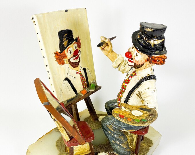 Ron Lee Collectible Clown Sculpture Signed Large Art Piece - Etsy
